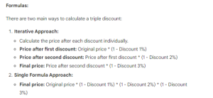 Triple Discount Calculator – BizCalcs.com